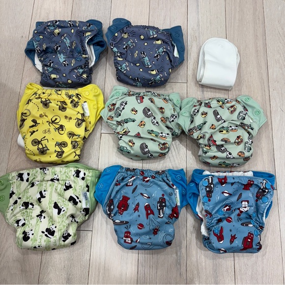 Accessories | Grovia 4 Aio Cloth Diapers Different Themed Print 4 ...